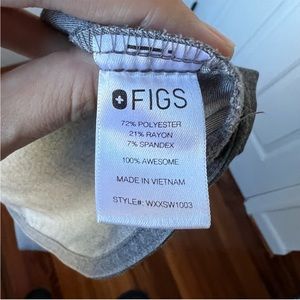 Figs | Tops | Nwt Figs Rafaela Oversized Scrub Top Graphite Grey Size ...